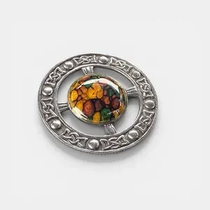 Vintage | Jewelry | 96s Scottish Style Brooch 2 Inch Celtic Knot Pin ...